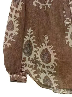 BAZAR DELUXE Floral-print Blouse - Brown