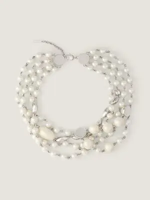 Givenchy Necklace With Pearls And Crystals