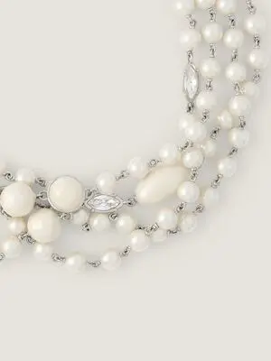 Givenchy Necklace With Pearls And Crystals