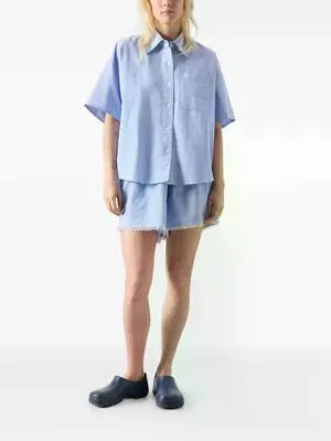 American Vintage Feoly Mini Shorts - Blue