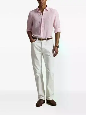Polo Ralph Lauren Striped Long-sleeve Shirt - Pink