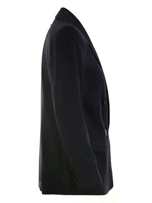 Peserico Double-breasted Blazer - Blue