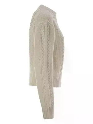 Fabiana Filippi Crew-neck Fisherman Knit Sweater