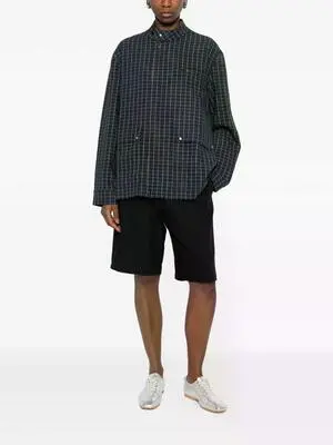 WALES BONNER Vision Field Collared Jacket - Blue