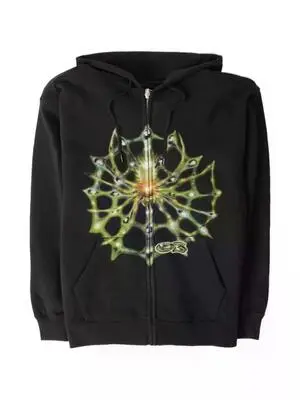 YARDSALE Printed Zip-up Hoodie