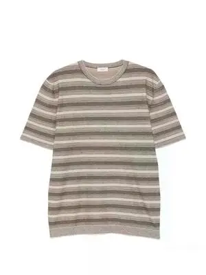 Agnona Striped Knitted T-shirt