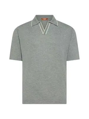 CRUNA V-neck Trim T-shirt