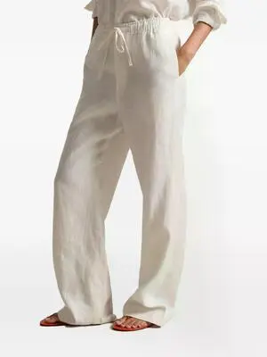 Polo Ralph Lauren Drawstring Pull-on Trousers - White