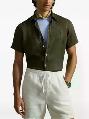 Polo Ralph Lauren Embroidered Short-sleeve Shirt - Green