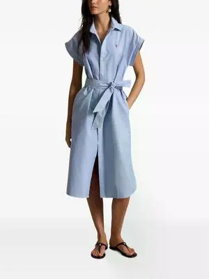 Polo Ralph Lauren Belted Shirt Dress - Blue