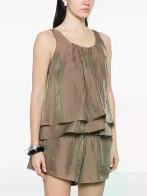 ELEH Sleeveless Tiered Top