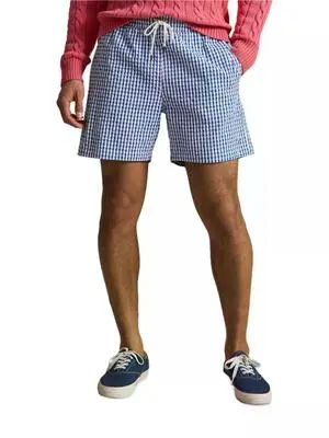 Polo Ralph Lauren Gingham Swim Shorts - Blue