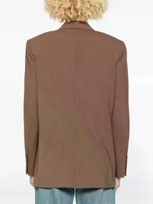 LARDINI Button-fastening Flap-pocket Blazer - Brown