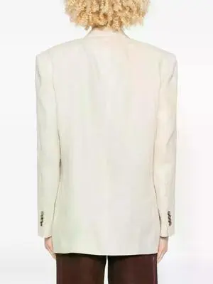 LARDINI Pin-detail Double-breasted Blazer - Neutrals