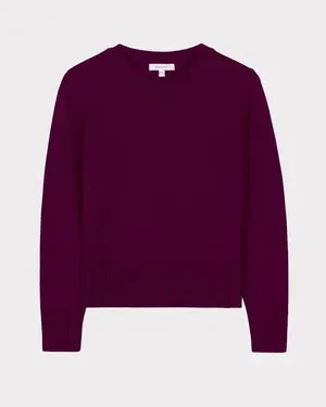 KETTLEWELL Minna Long Sleeve Crew Neck Sweater - Beetroot