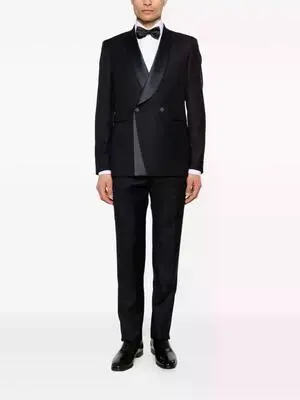 Tagliatore Double-breasted Suit - Black