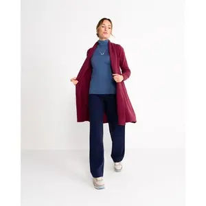 Women's Red Coatigan