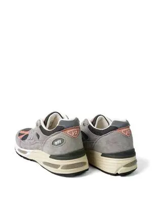 NEW BALANCE 991v2 Mesh Sneakers - Grey