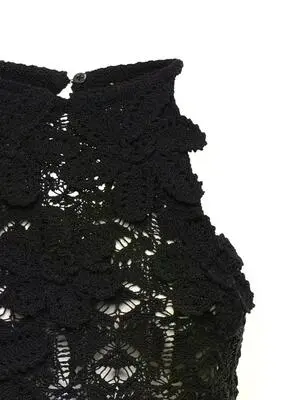 Pinko Crochet Knit Tank Top