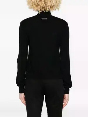 Moschino Buttoned Turtleneck Cardigan