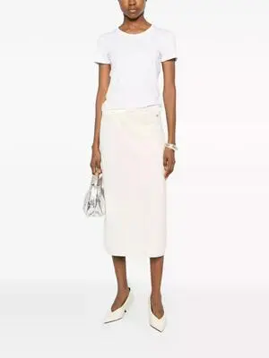 MARCCAIN Button-detail Midi Skirt
