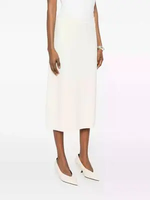 MARCCAIN Button-detail Midi Skirt
