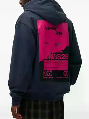 ARTE ANTWERP Logo-embroidered Hoodie