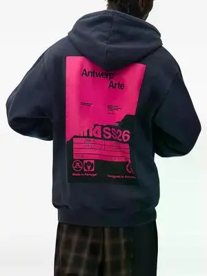 ARTE ANTWERP Logo-embroidered Hoodie