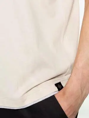 GRAN SASSO Trim-detail T-shirt - Neutrals
