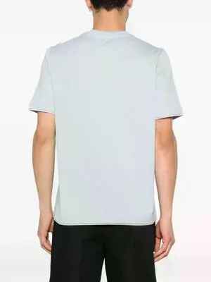 GRAN SASSO Trim-detail T-shirt - Blue