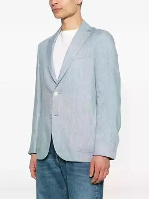 BOSS Chest-pocket Blazer - Blue