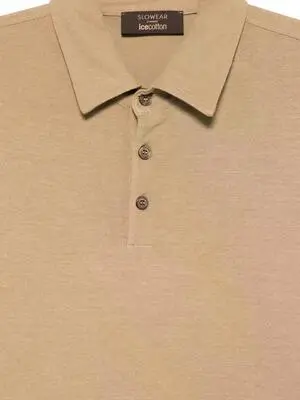 ZANONE Buttoned Polo Shirt - Neutrals