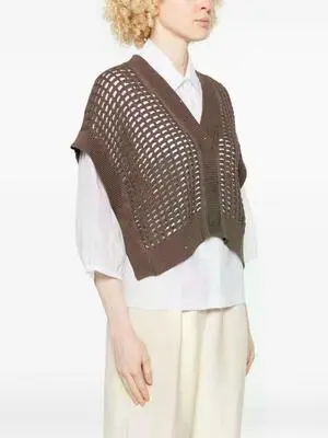 Peserico Open-knit Cardigan