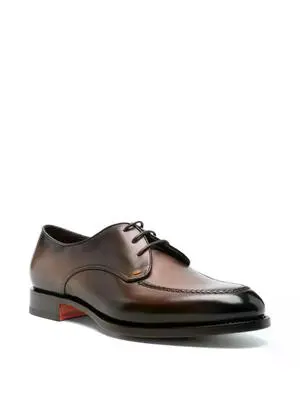 Santoni Two-tone Derby Shoes - Brown