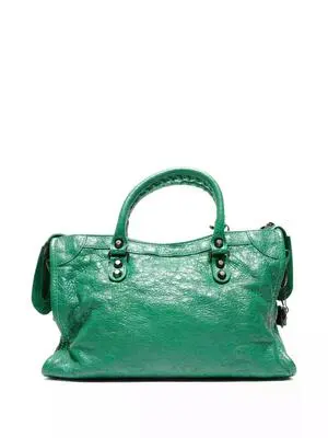 Balenciaga 2000-2020s The City Tote Bag - Green