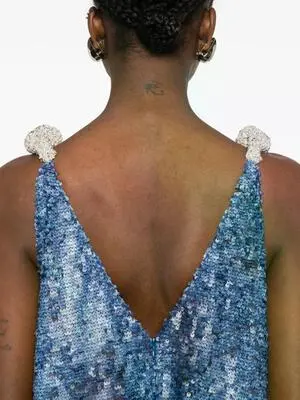 ROSANNA OCAMPO Goya Sequin Maxi Dress