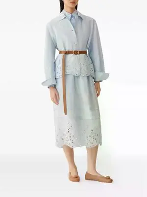 Fabiana Filippi Scalloped Embroidered Shirt