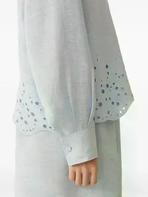Fabiana Filippi Scalloped Embroidered Shirt