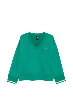 P.E Nation Courtside V-neck Sweatshirt - Green