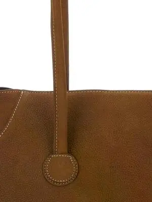MARGESHERWOOD Topstitch Leather Shoulder Bag - Neutrals