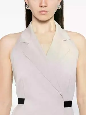Max Mara Flap-pockets Midi Dress - Neutrals