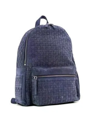 Orciani Laio Chevrette Backpack - Blue