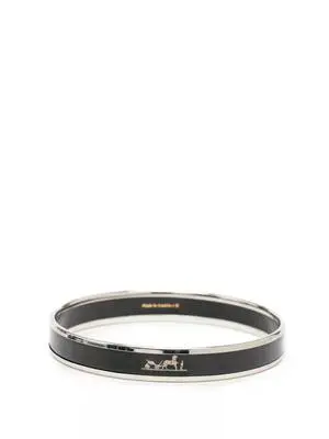 Hermès Caleche Enamel Bangle 62 Costume Bracelet
