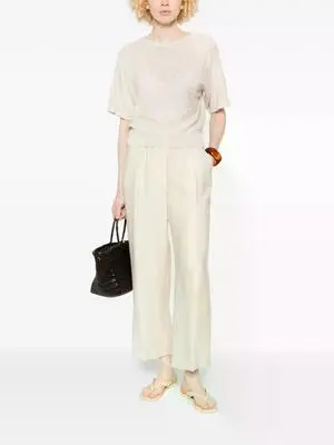 Antonelli Firenze Zagara Sequin-embellished Top - Neutrals