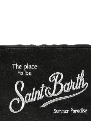 MC2 SAINT BARTH Logo-embroidered Clutch