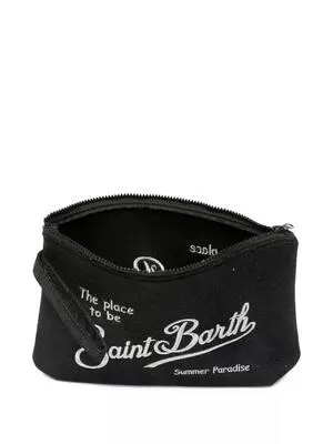 MC2 SAINT BARTH Logo-embroidered Clutch