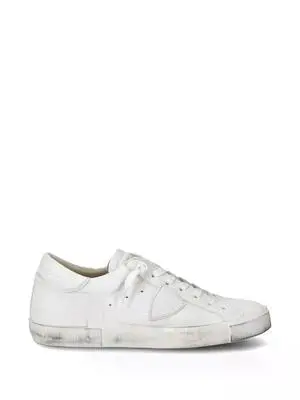 Philippe Model Prsx Low-top Leather Sneakers - White