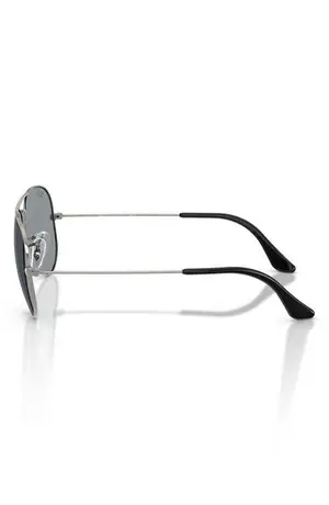 Ray-ban 58mm Aviator Sunglasses - Gunmetal/grey
