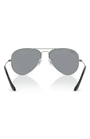 Ray-ban 58mm Aviator Sunglasses - Gunmetal/grey