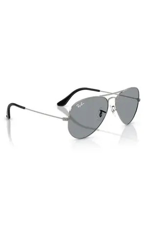 Ray-ban 58mm Aviator Sunglasses - Gunmetal/grey